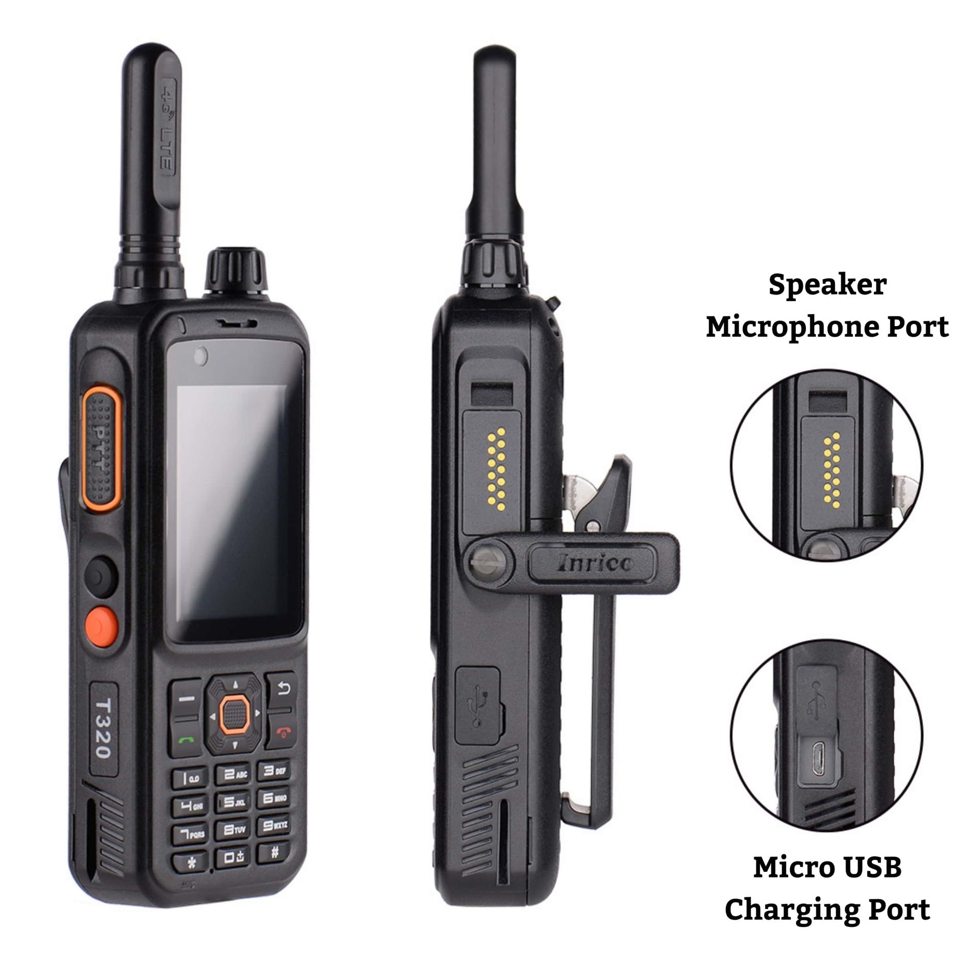 Inrico T320 4G/LTE/Wi-Fi Android PoC Radio