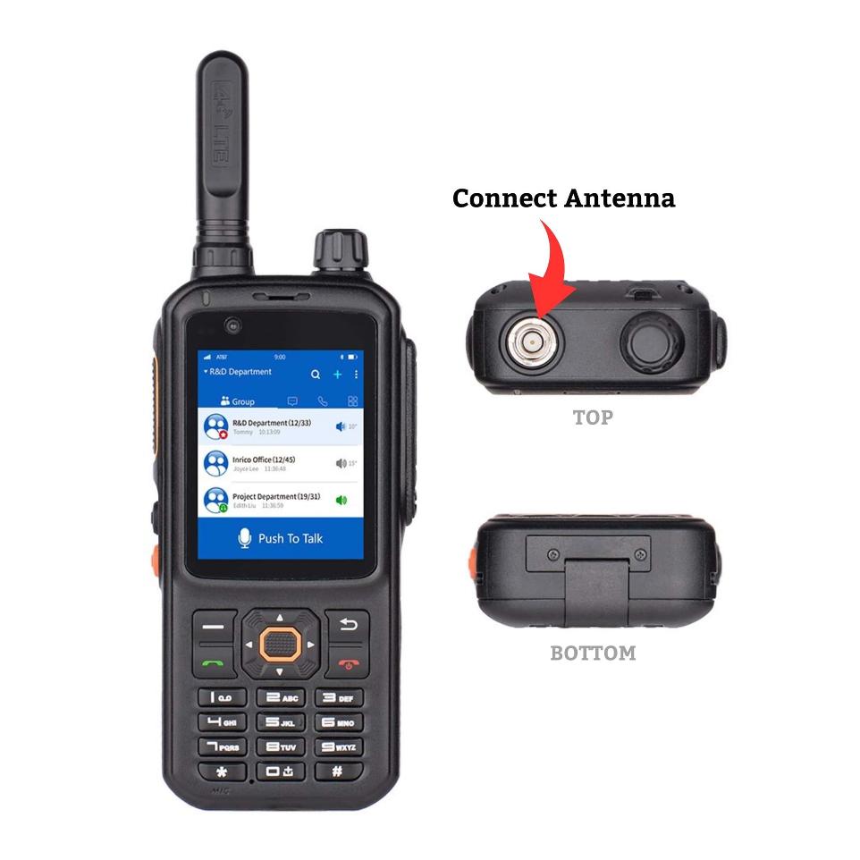 Inrico T320 4G/LTE/Wi-Fi Android PoC Radio