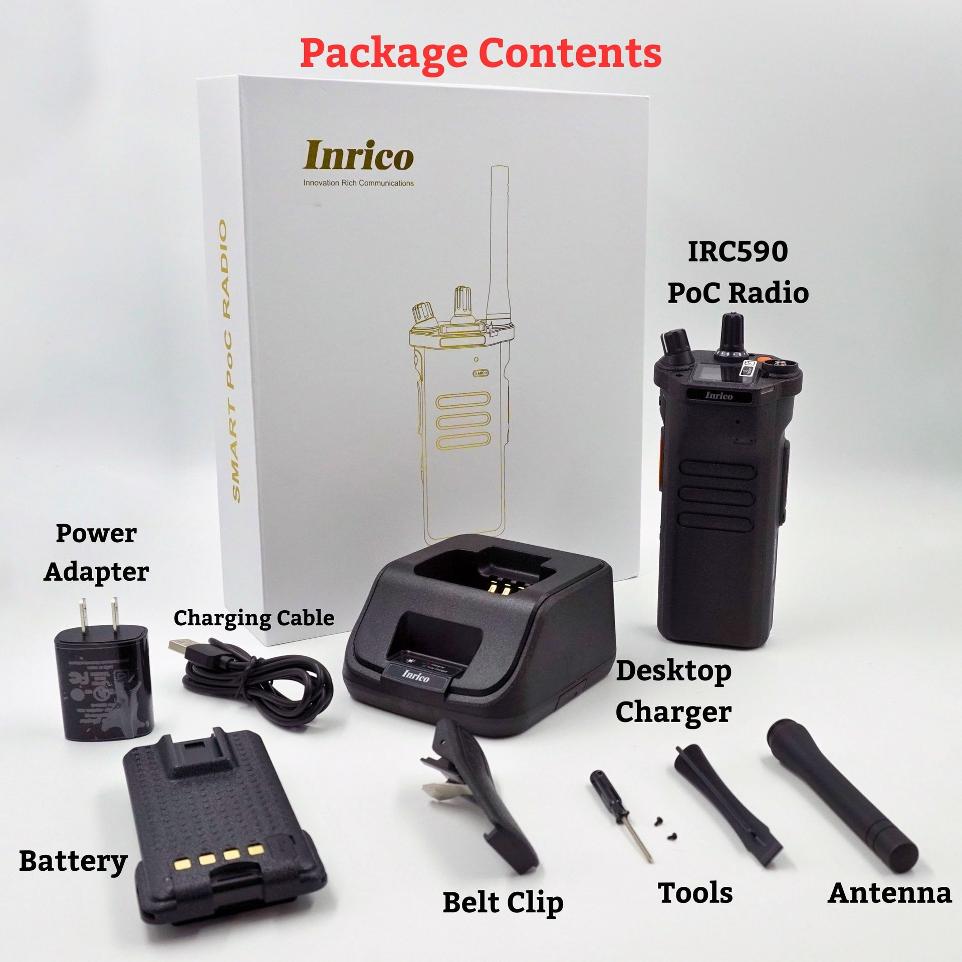 Inrico IRC590 4G/LTE/Wi-Fi Android PoC Radio