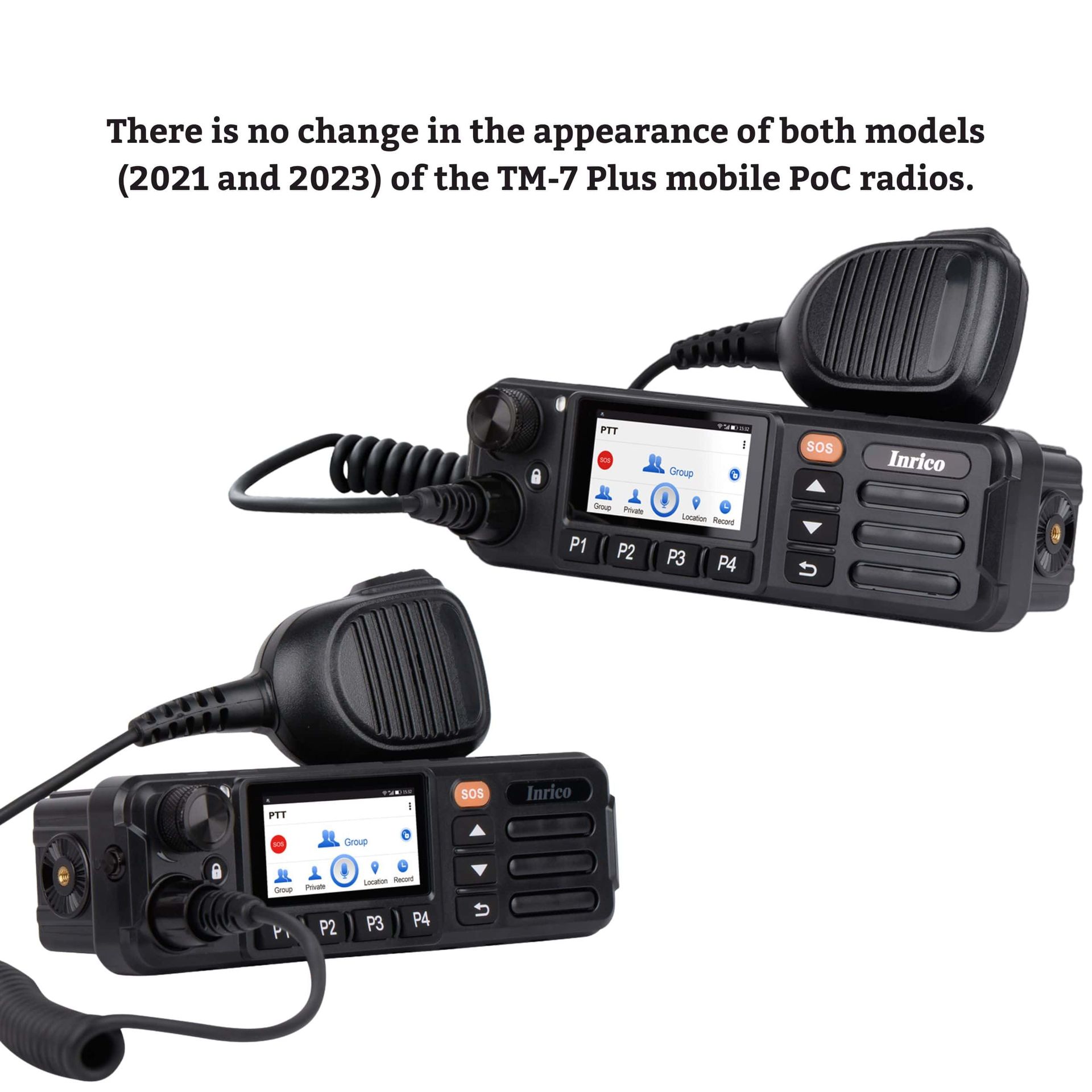 Inrico TM-7Plus 4G/LTE/Wi-Fi Android PoC Radio
