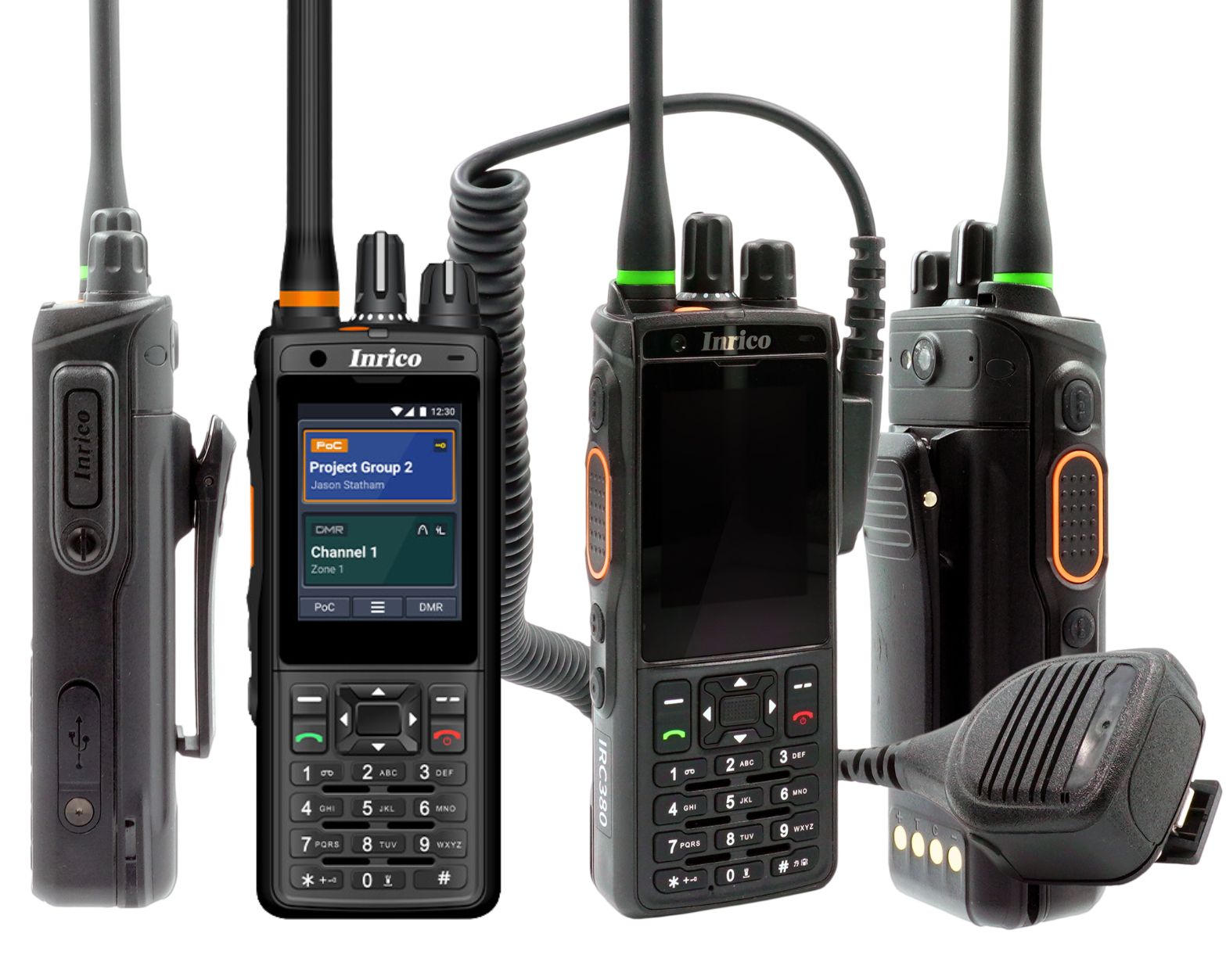 Inrico IRC380 Portable Dual Mode PoC/DMR (UHF & VHF) Radio