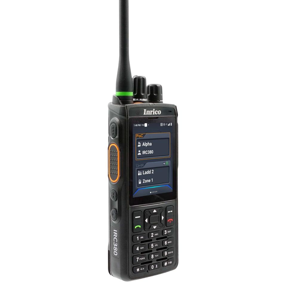 Inrico IRC380 Portable Dual Mode PoC/DMR (UHF & VHF) Radio