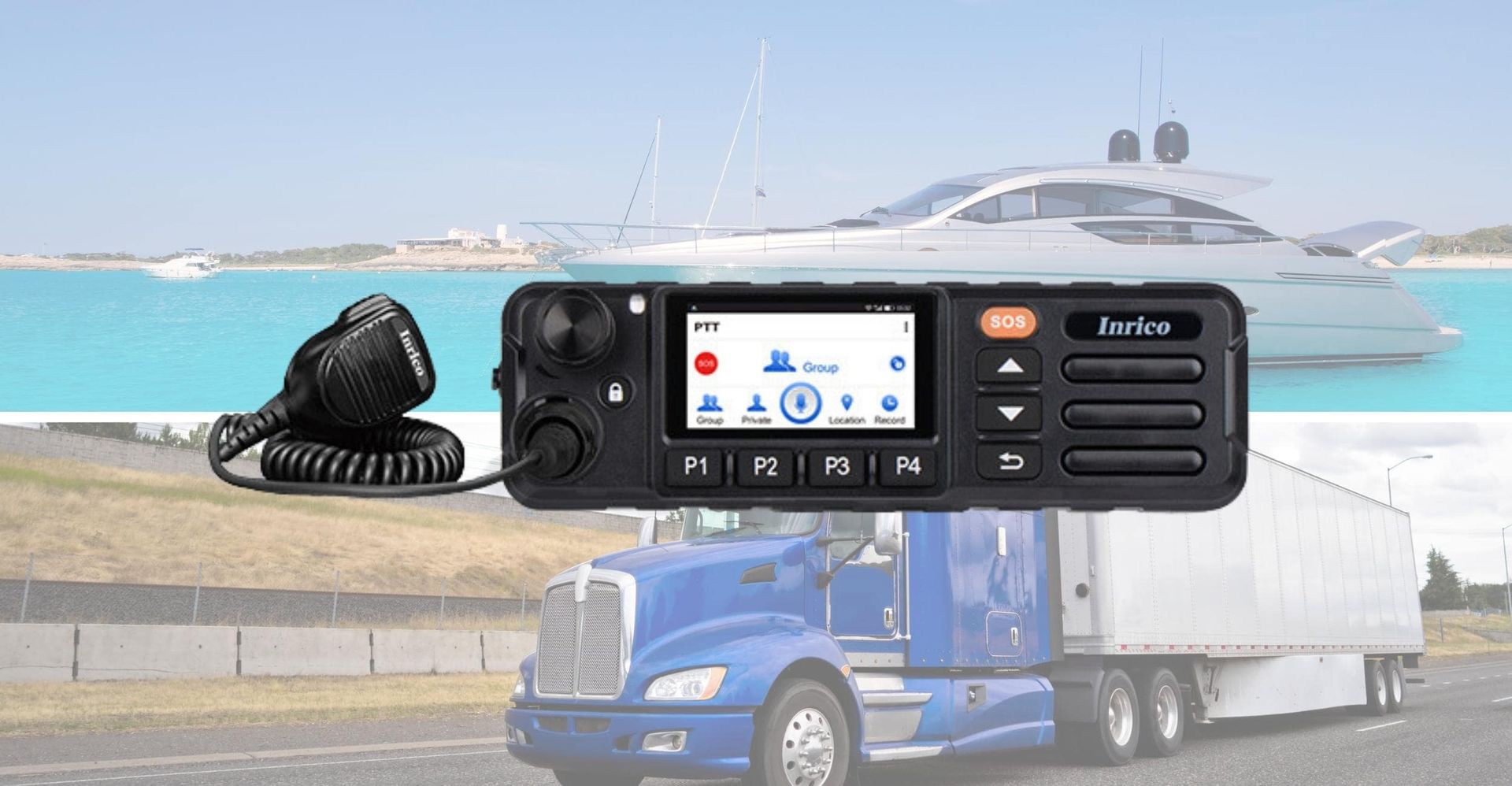 Inrico TM-7Plus 4G/LTE/Wi-Fi Android PoC Radio