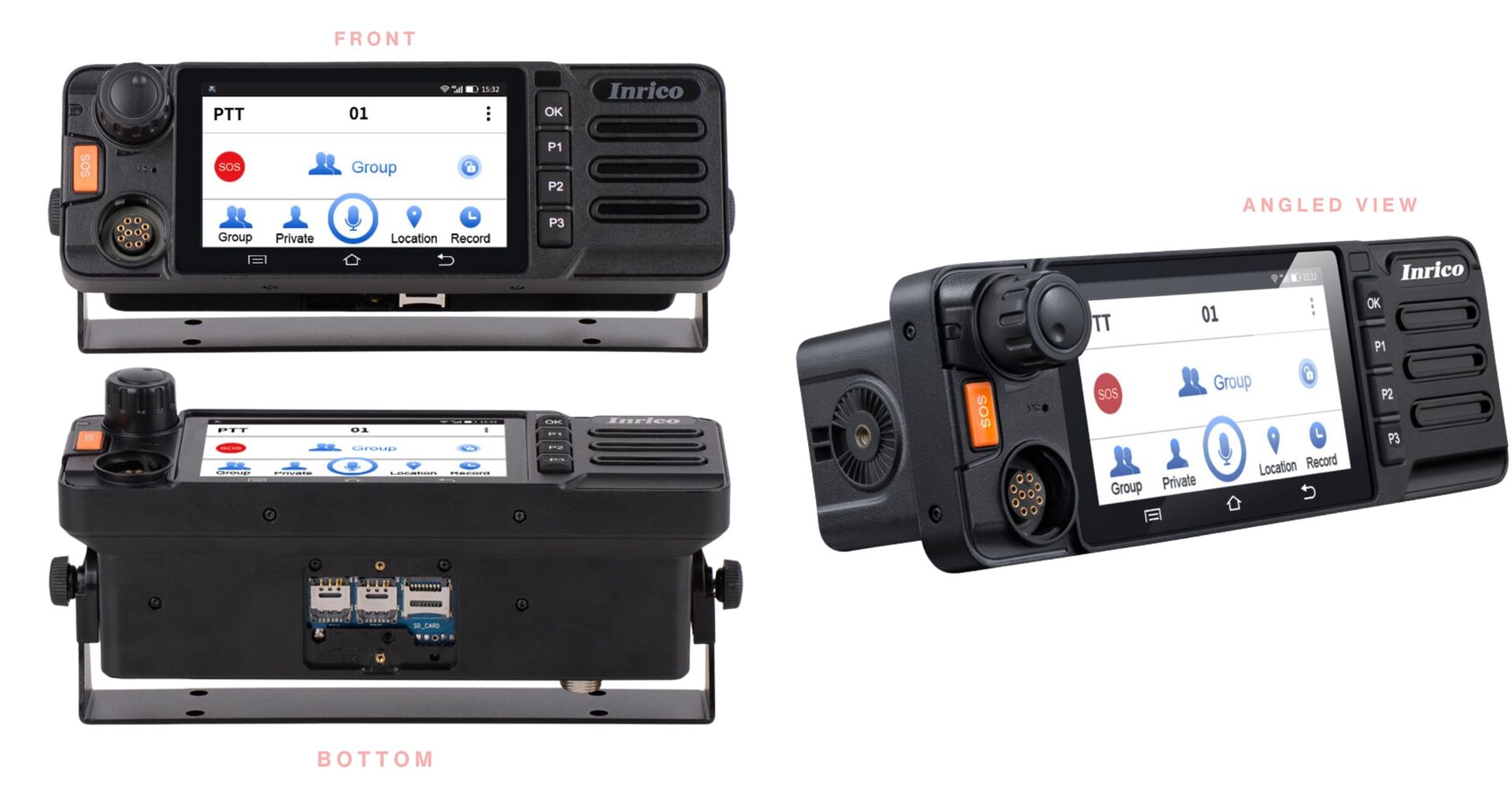 Inrico TM-9 4G/LTE/Wi-Fi Android PoC Radio